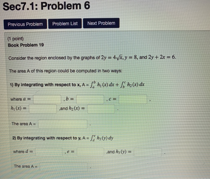 Solved Sec7 1 Problem 1 Previous Problem Problem List Next