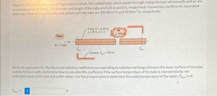 Write an expreswion for the linearized radiation | Chegg.com