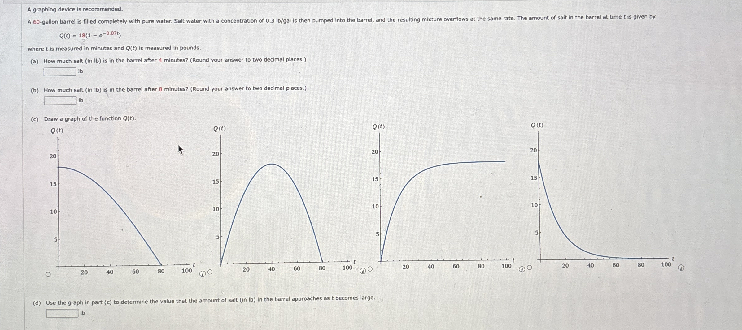 Solved by an EXPERT A graphing device is | Chegg.com