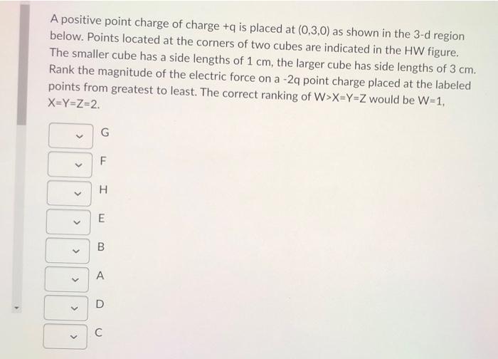 Solved A positive point charge of charge +q is placed at | Chegg.com