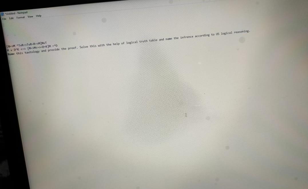 Solved Untitled - Notepad File Edit Format View Help [N->M | Chegg.com