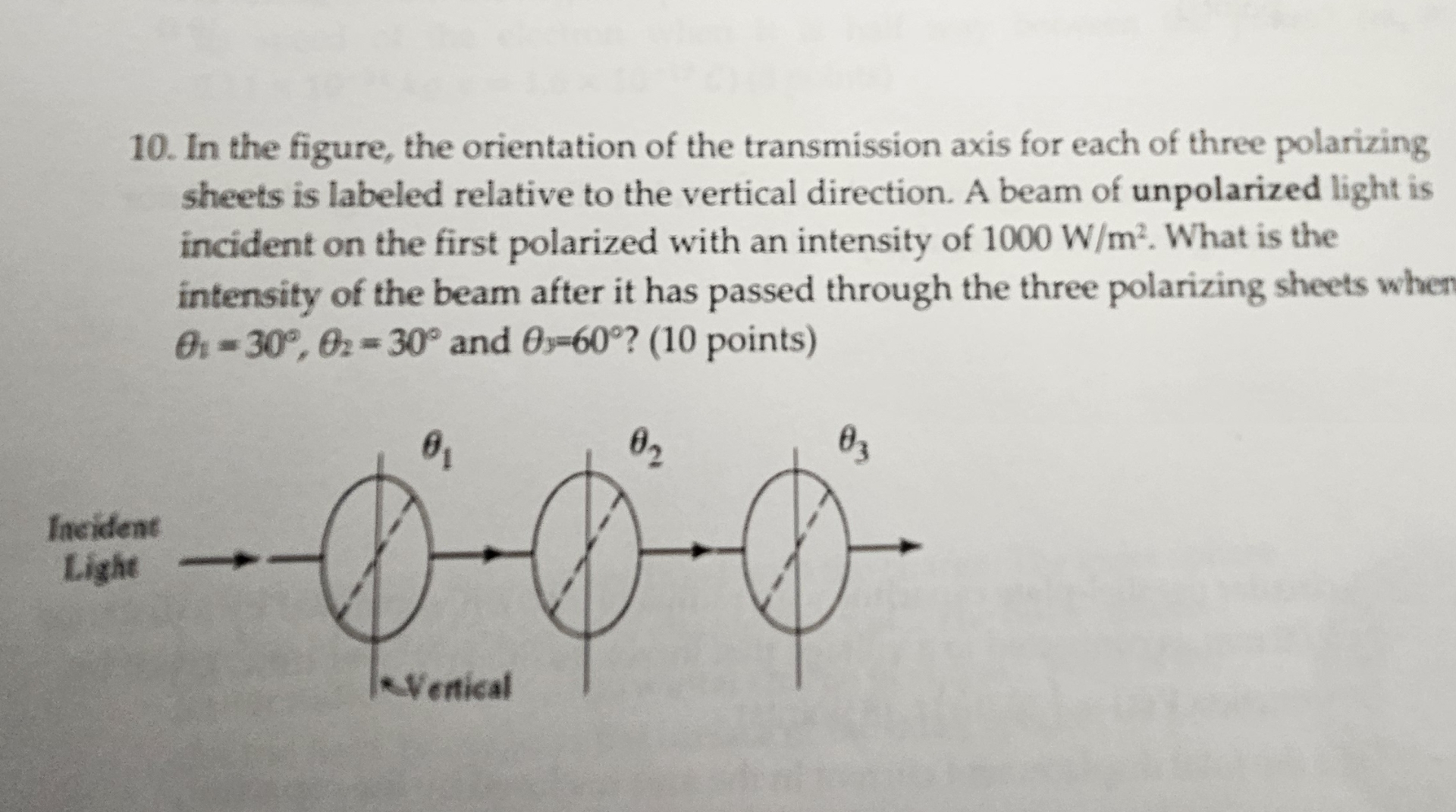 Solved In the figure, the orientation of the transmission | Chegg.com