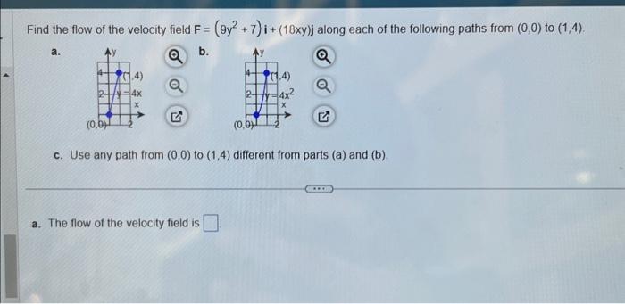 Solved Find the flow of the velocity field | Chegg.com
