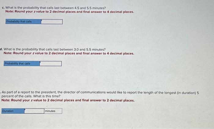 Solved A study of phone calls made from General Electric | Chegg.com