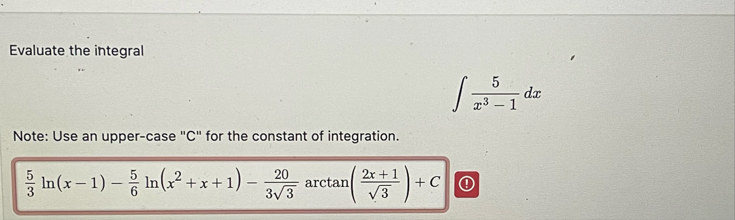 Solved Evaluate the integrals with partial fractions.Please | Chegg.com