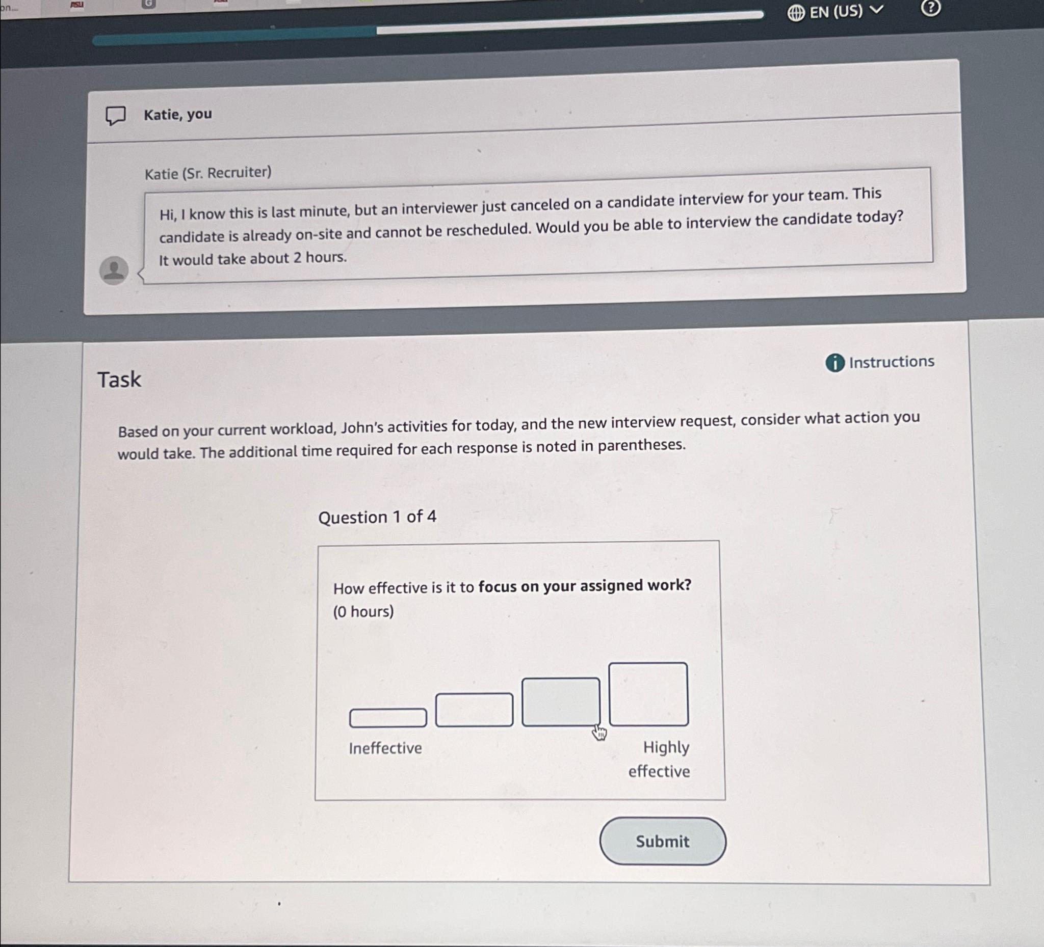 Solved Katie, youKatie (Sr. ﻿Recruiter)Hi,I know this is | Chegg.com