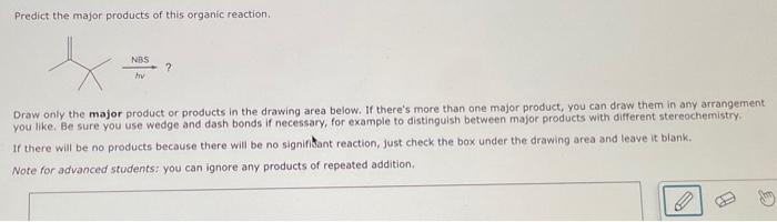 Solved Predict the major products of this organic reaction. | Chegg.com