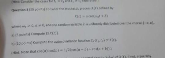 Solved (Hint: Consider the cases for t3=t2 ﻿and t1T2 | Chegg.com