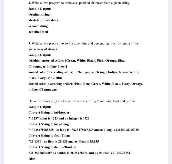 Solved 1. Character Data Type and Operations Comparing and | Chegg.com