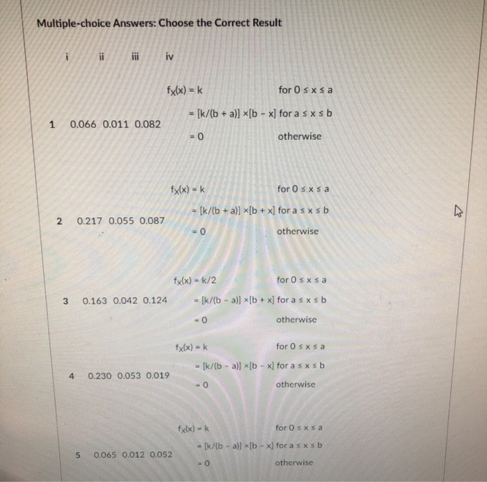 Solved Question 10 3.5 pts A continuous RV, x has cumulative | Chegg.com