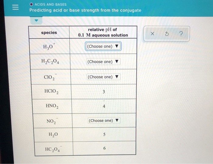 Solved ALIDS AND BASES Predicting acid or base strength from | Chegg.com