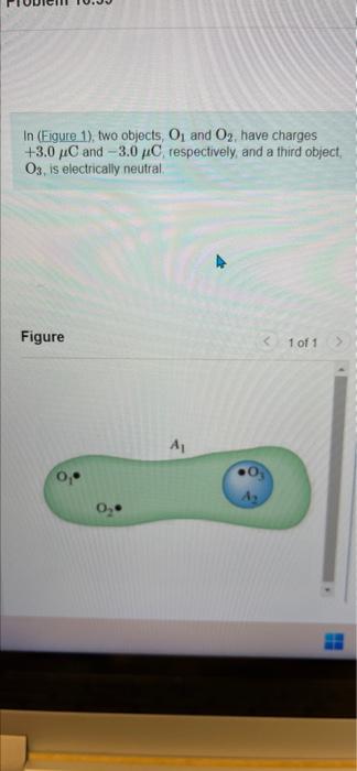 Solved Problem 16.39 In (Figure 1), two objects O, and O2, | Chegg.com