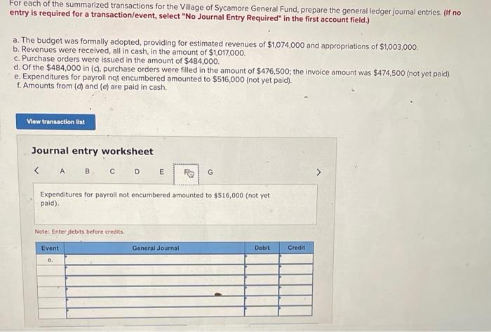 Solved For each of the summarized transactions for the | Chegg.com