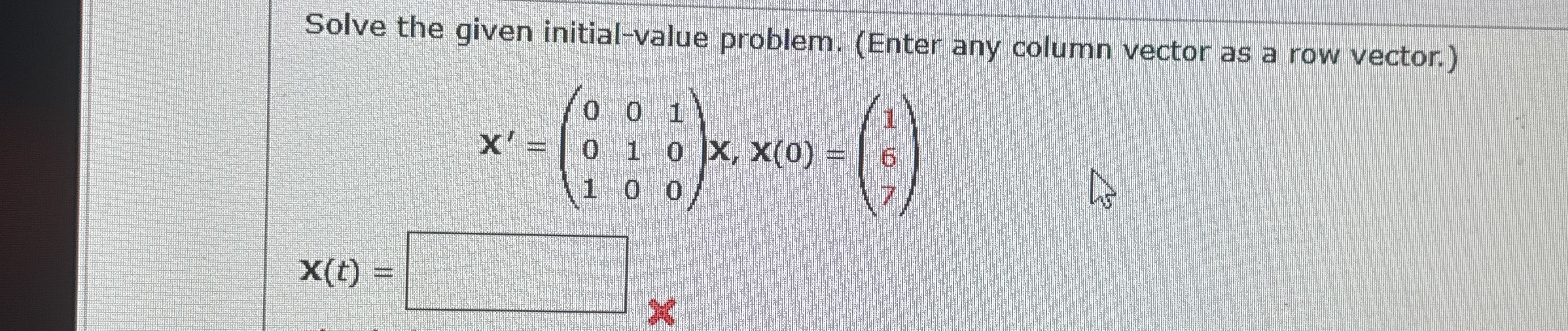 Solved Solve the given initial-value problem. (Enter any | Chegg.com