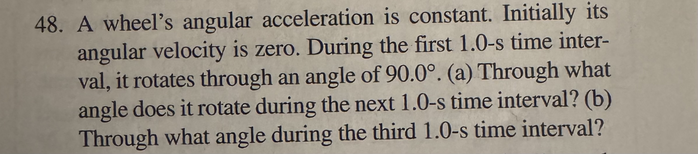 Solved A wheel's angular acceleration is constant. Initially | Chegg.com
