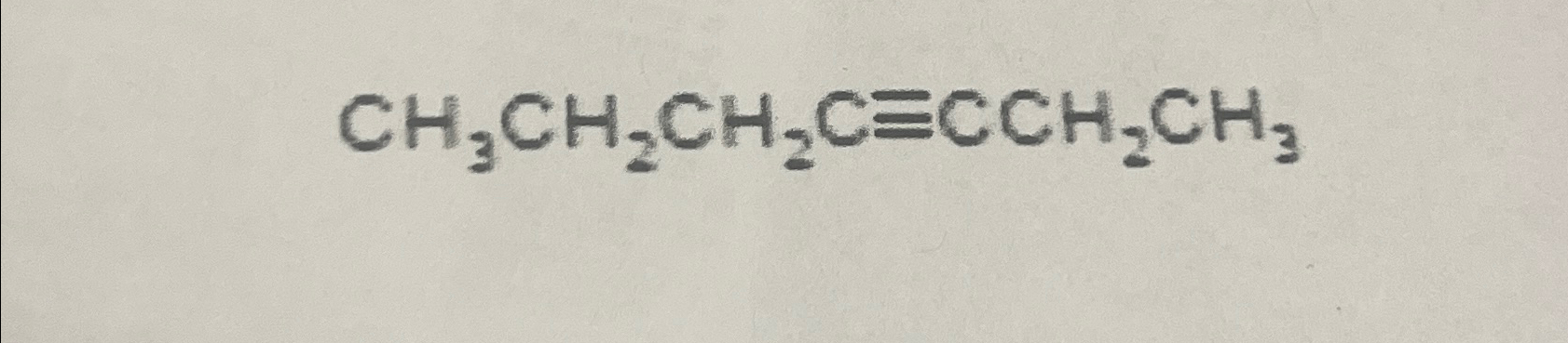 Solved CH3CH2CH2C=CCH2CH?Find the IUPAC name | Chegg.com