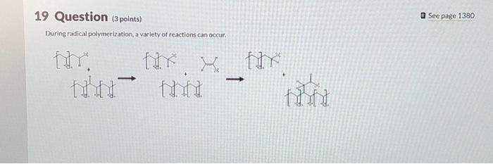 Solved 19 Question (3 points)\r\n\r\n\r\nIn the first step | Chegg.com