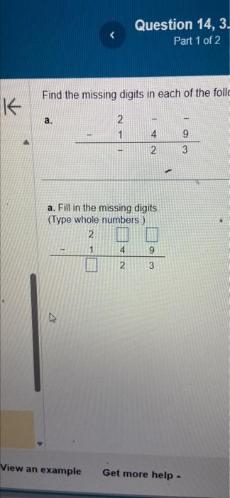 Solved K 6 Find the missing digits in each of the follo L 4 | Chegg.com