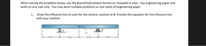 Solved When solving the problems below, use the | Chegg.com