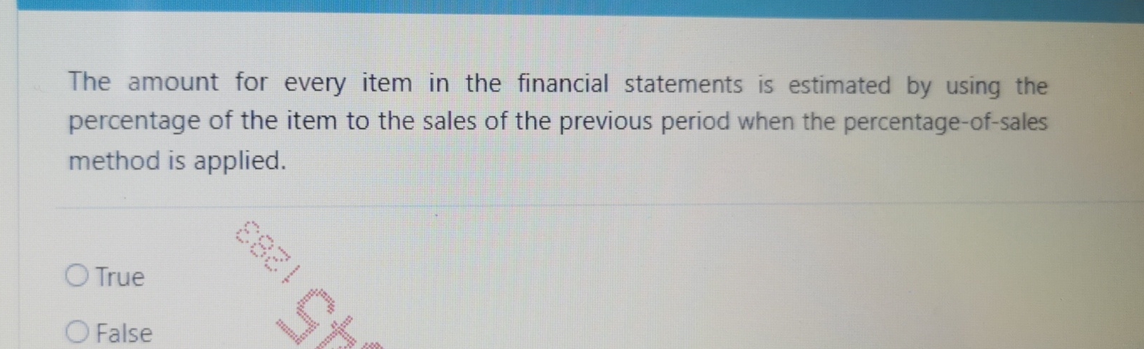 Solved The amount for every item in the financial statements | Chegg.com
