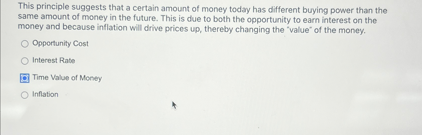 Solved This principle suggests that a certain amount of | Chegg.com