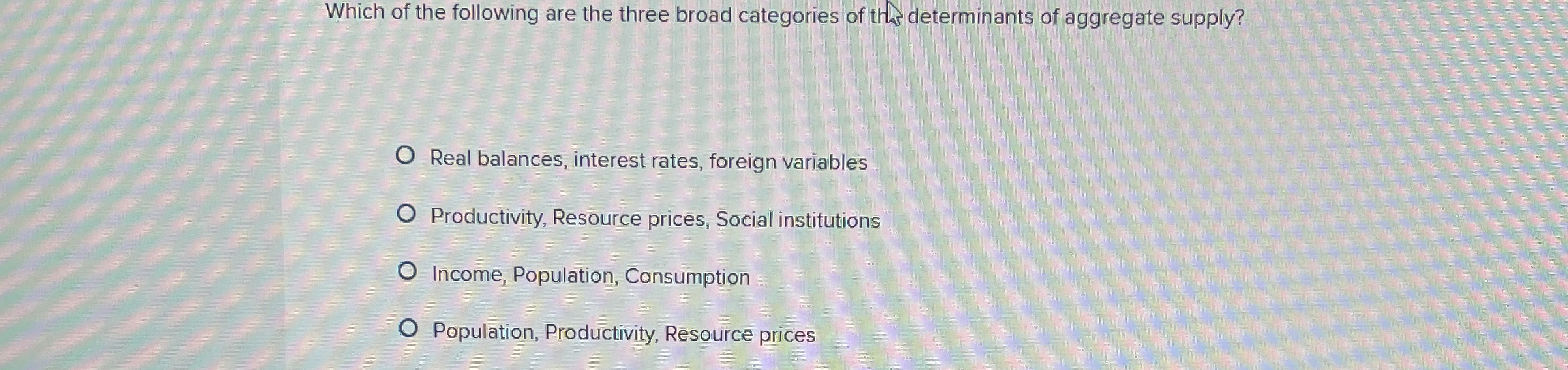 Solved Which of the following are the three broad categories | Chegg.com