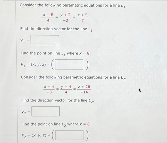Solved Consider the following parametric equations for a | Chegg.com