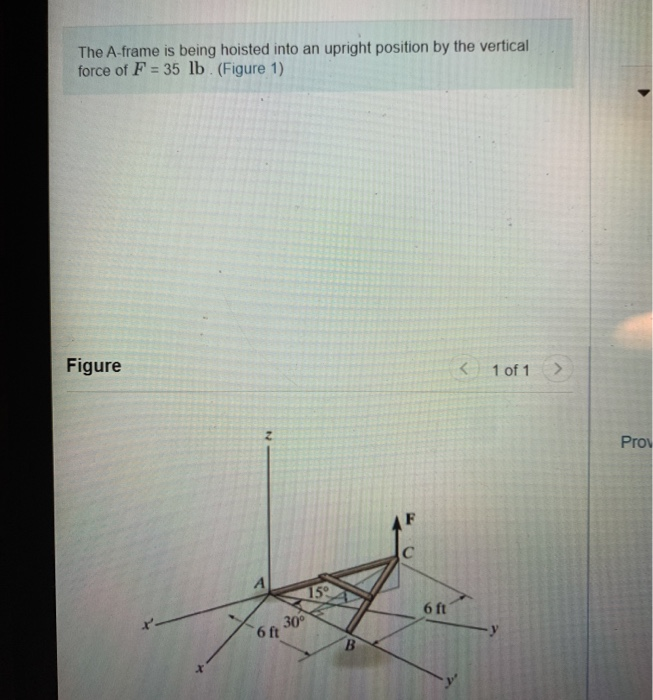 Solved Part A Determine the moment of this force about the | Chegg.com