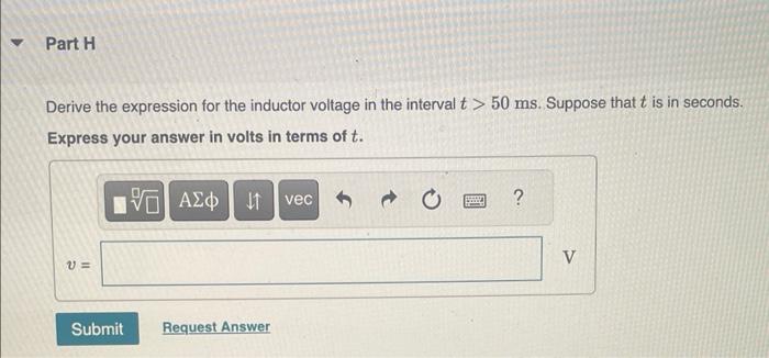 Solved The triangular current pulse shown in (Figure 1) is | Chegg.com