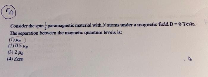 Solved Consider a system of three distinguishable particles | Chegg.com