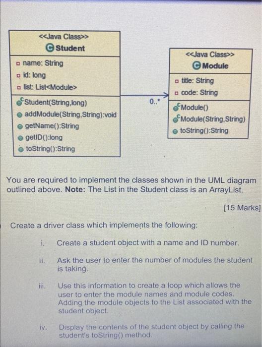 Solved You are required to implement the classes shown in | Chegg.com Solved You are required to implement the classes shown in | Chegg.com