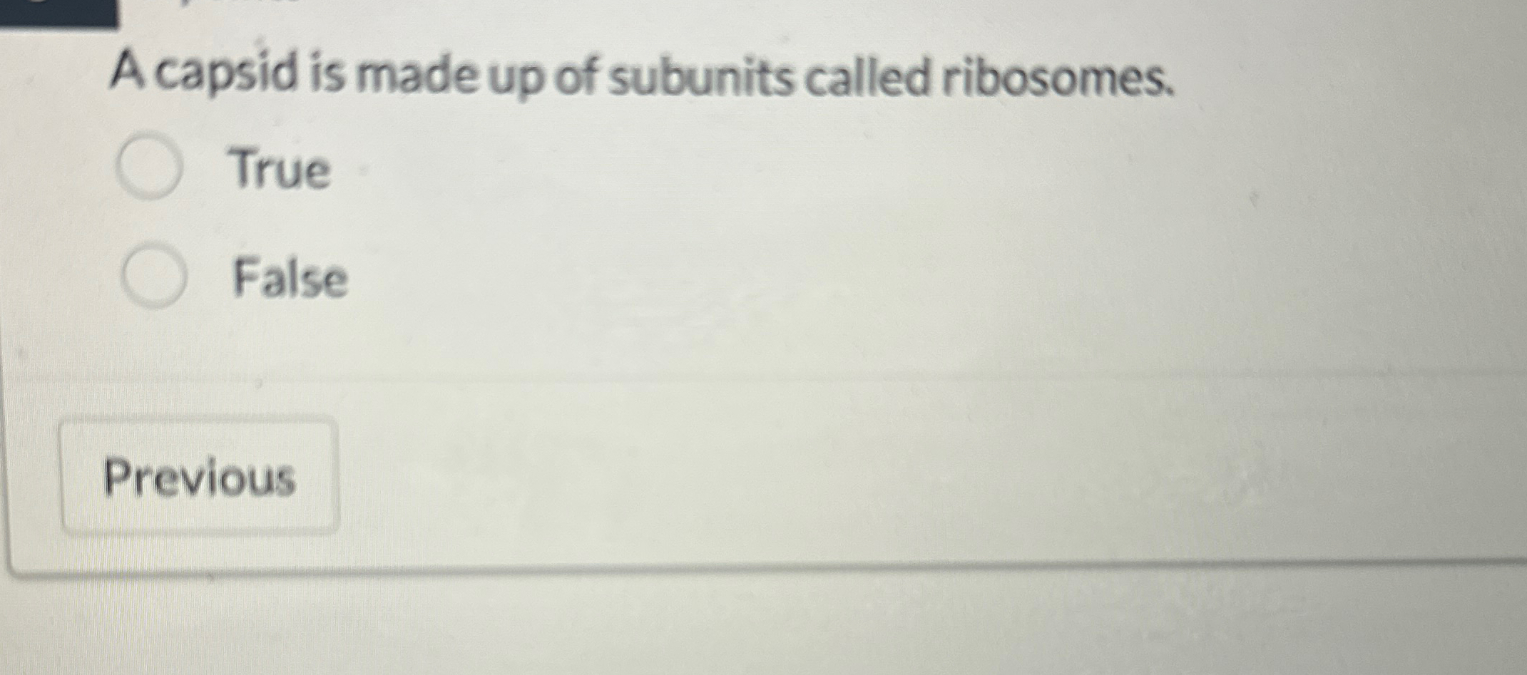 Solved A capsid is made up of subunits called | Chegg.com