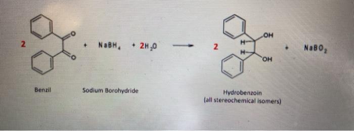 Solved Borohydride Reduction of a Diketone 1. Compare the | Chegg.com
