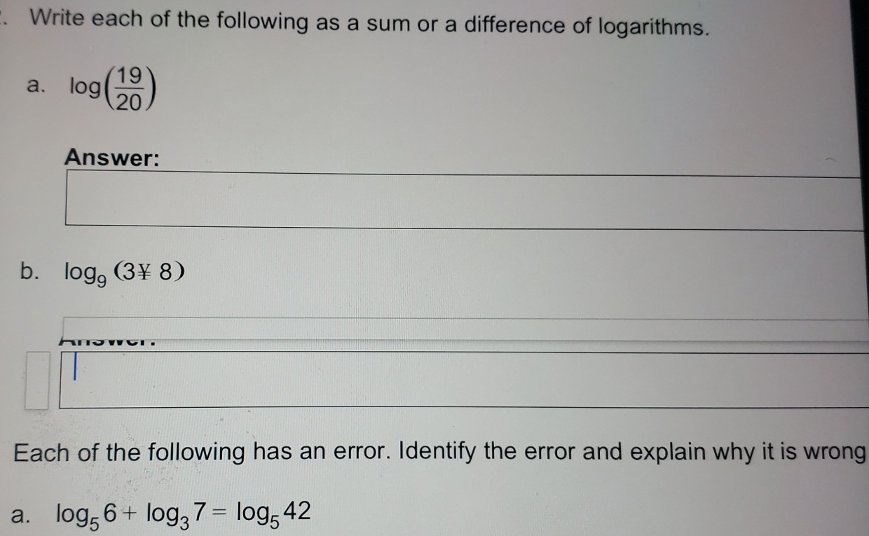 Solved Write each of the following as a sum or a difference | Chegg.com