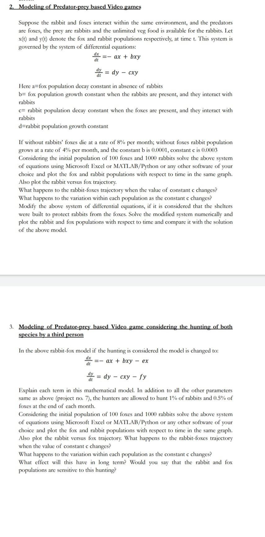 Solved the third question is to be solved, using parameters | Chegg.com