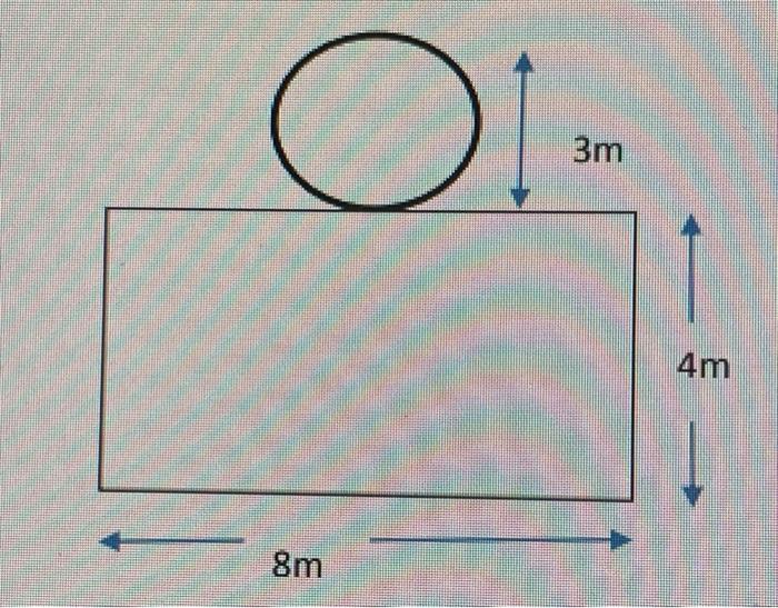 Solved A rectangular scow 20 cm meters long and 8 m wide is | Chegg.com