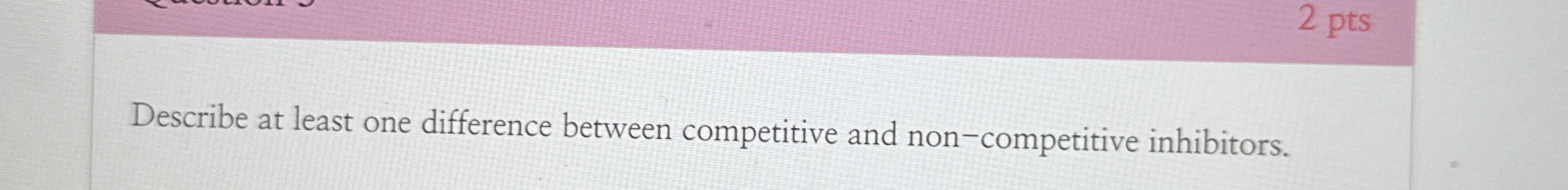 Solved Describe at least one difference between competitive | Chegg.com