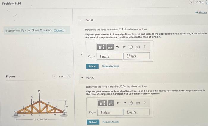 Solved Suppose that P1 a 300 N and P2=400 N, (Eguce -1) | Chegg.com