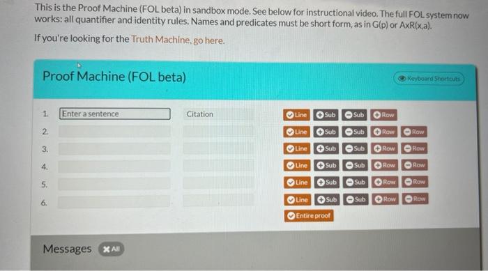 1) Use the LCA Proof Machine B−to construct and | Chegg.com