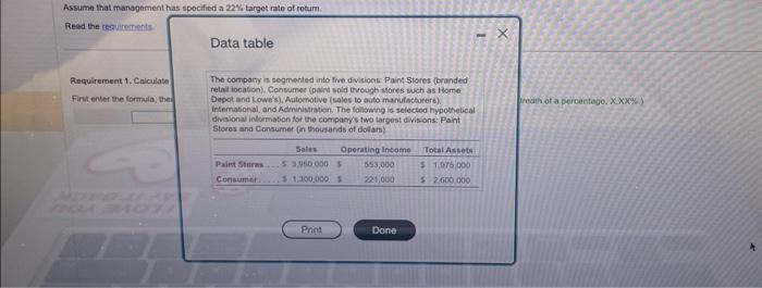 Solved Requirements Round al calculations to two decimal | Chegg.com