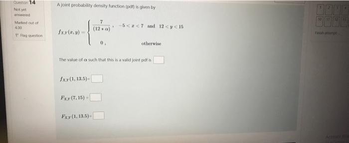 Solved Ajoint probability density function (pdf) is given by | Chegg.com