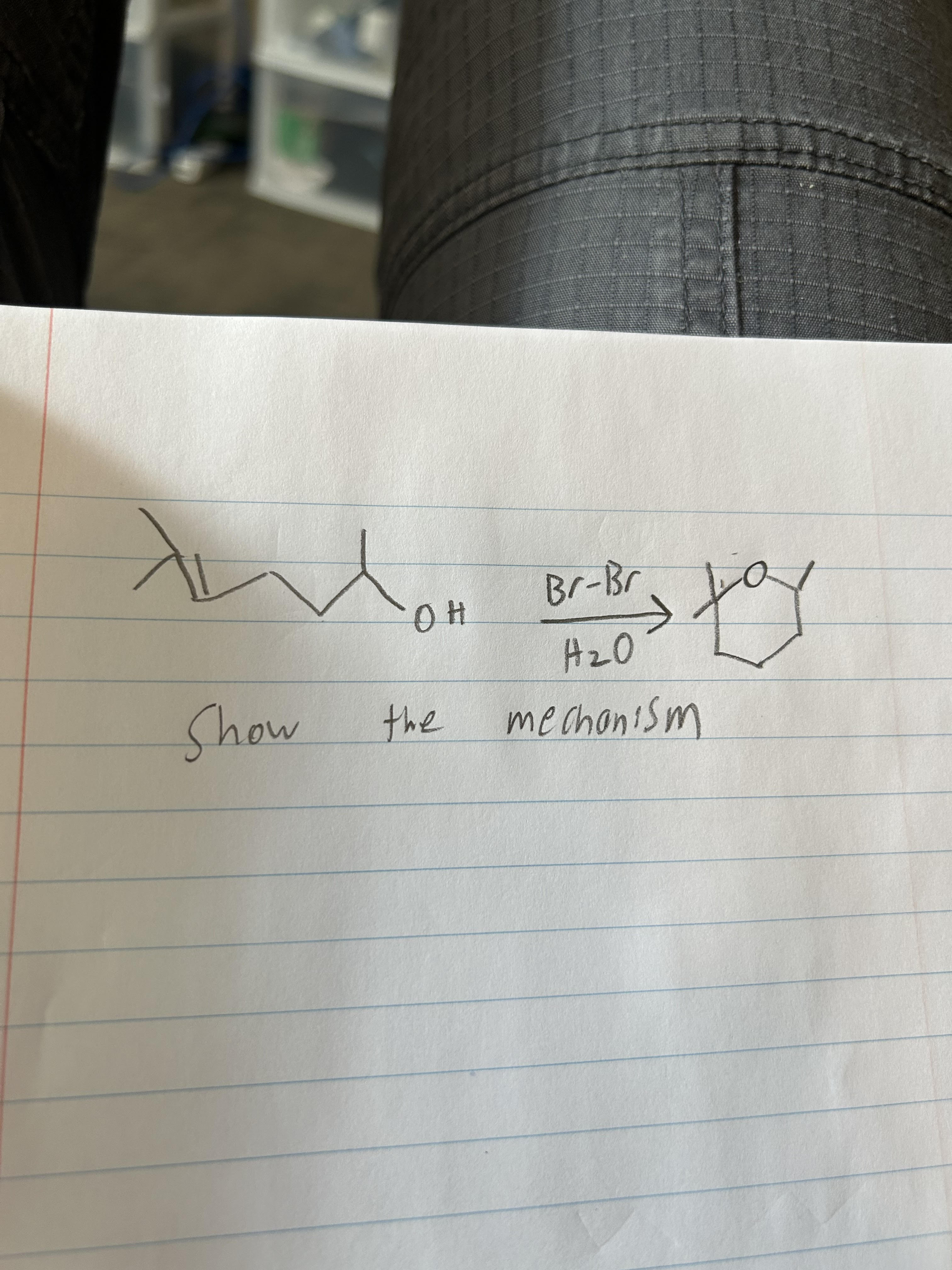 Solved Show the mechanism of this organic chemistry reaction | Chegg.com