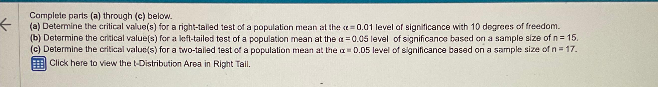 Solved Complete parts (a) ﻿through (c) ﻿below.(a) ﻿Determine | Chegg.com