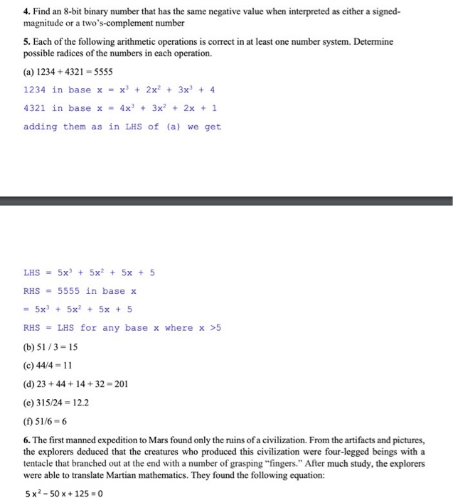 Solved 4. Find an 8-bit binary number that has the same | Chegg.com