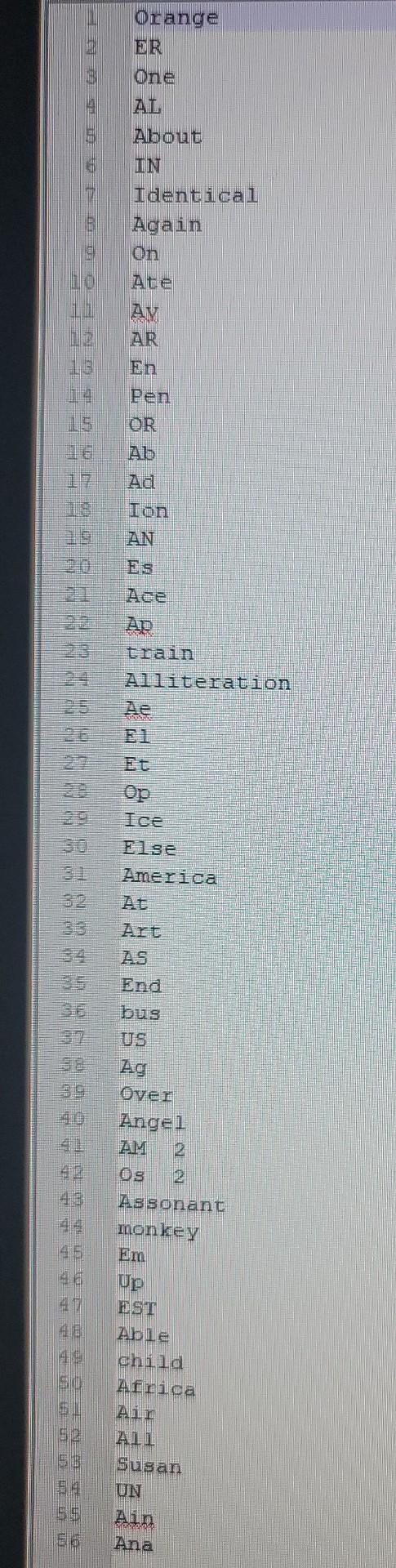 Solved You are given a large file with words (words.dat). | Chegg.com