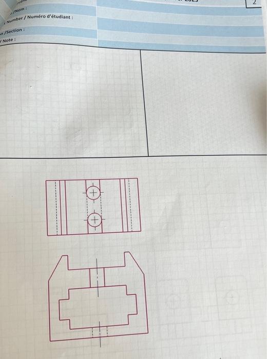 Solved sketch the three missing views: the orthographic | Chegg.com