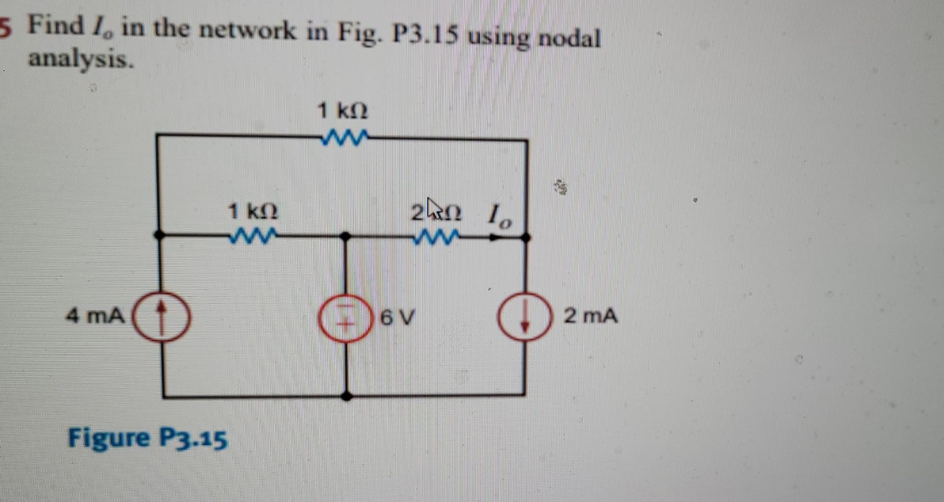 Solved E3.9) (H.W#1] Find V, by using the loop analysis and | Chegg.com