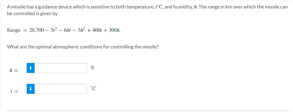 Solved A Missile Has A Guidance Device Which Is Sensitive To