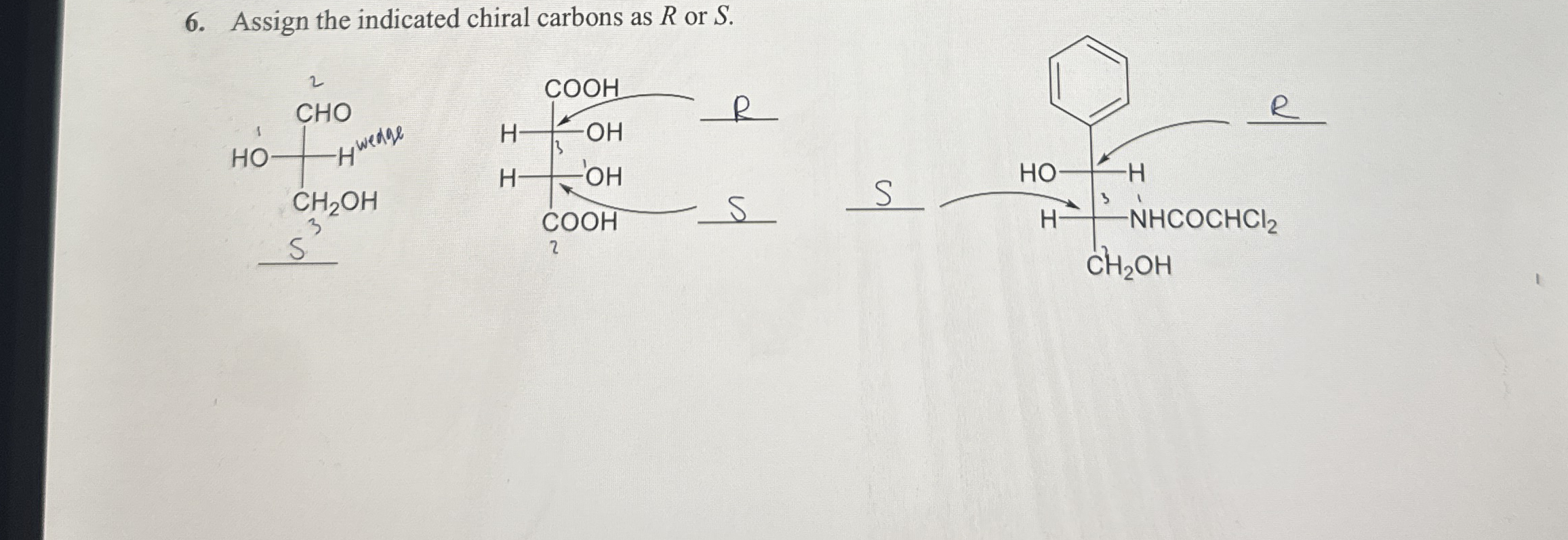 Solved Assign the indicated chiral carbons as R ﻿or S. | Chegg.com