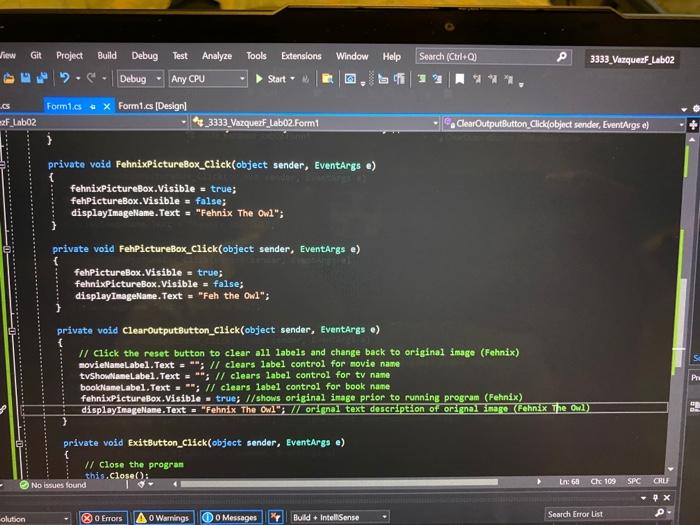 Solved Having trouble display my images on debug. want to | Chegg.com
